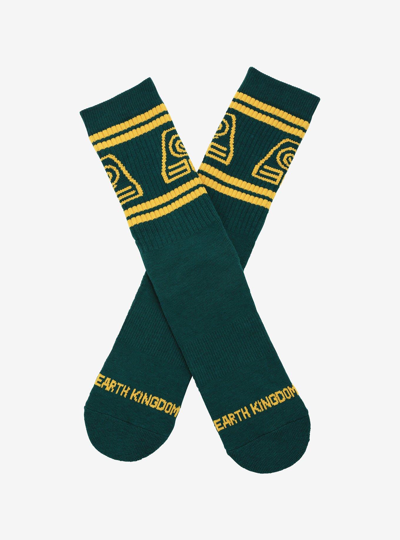 Avatar: The Last Airbender Earth Kingdom Crew Socks - BoxLunch ...