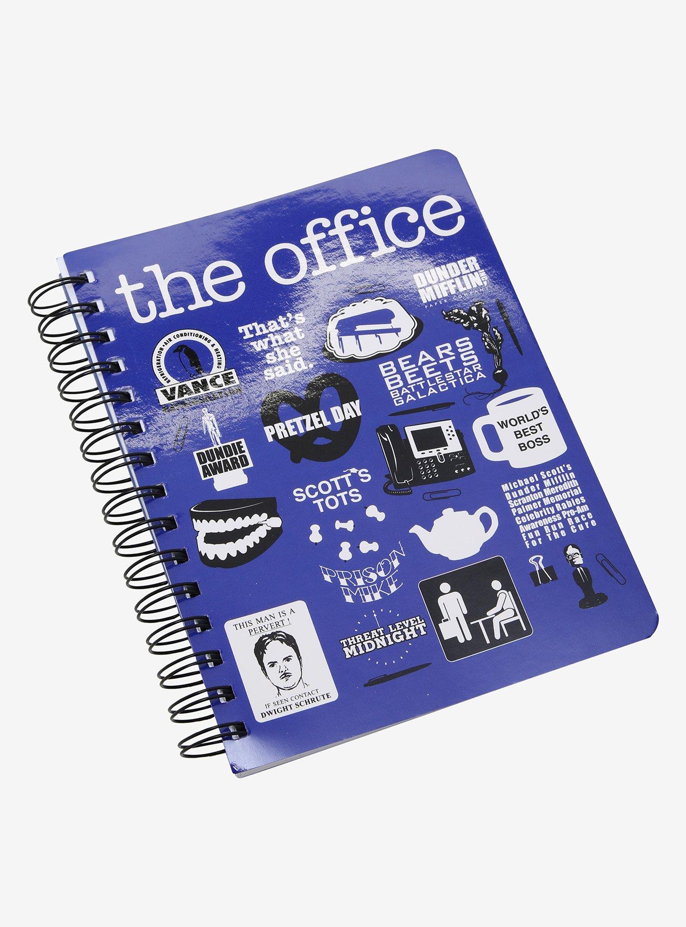 The Office Icons Spiral Notebook | BoxLunch