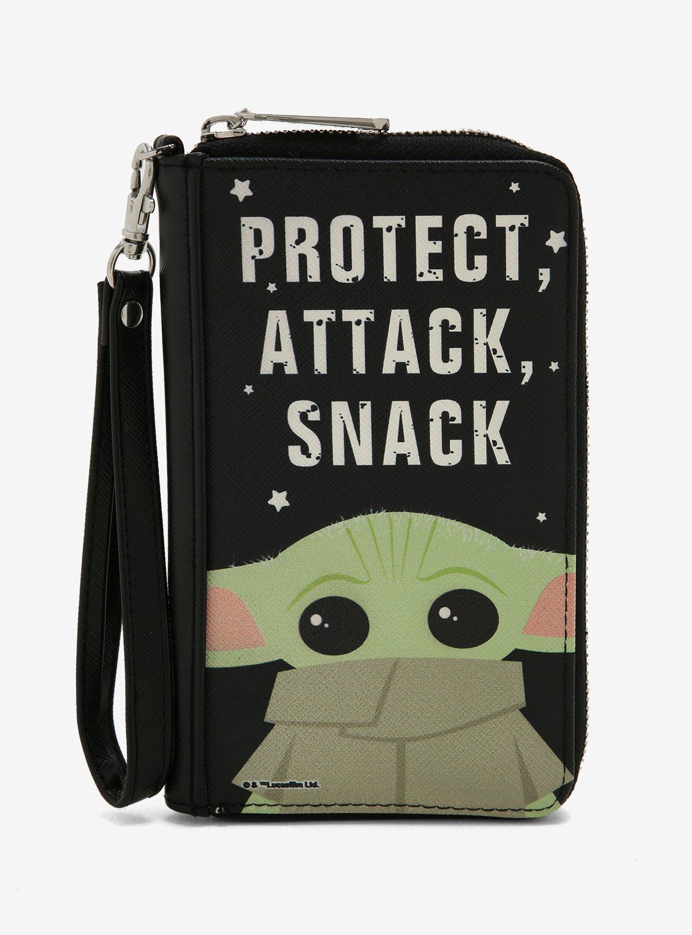 Star Wars The Mandalorian The Child Protect, Attack, Snack Wallet ...
