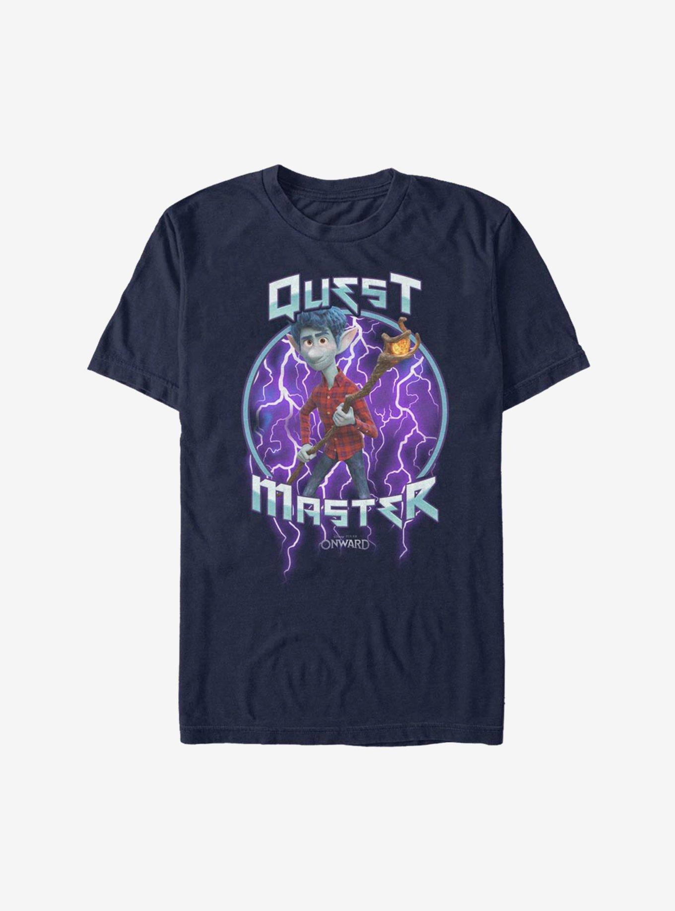 Disney Pixar Onward Quest Master T Shirt Blue Hot Topic
