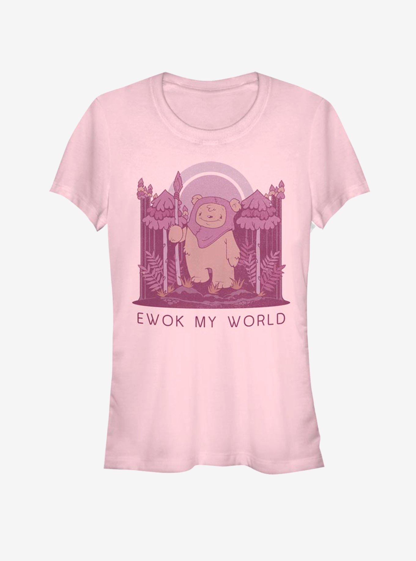 Star Wars Ewok My World Girls T Shirt Pink Hot Topic
