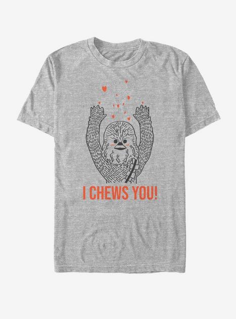 Star Wars I Chews You Chewie T-Shirt - GREY | Hot Topic