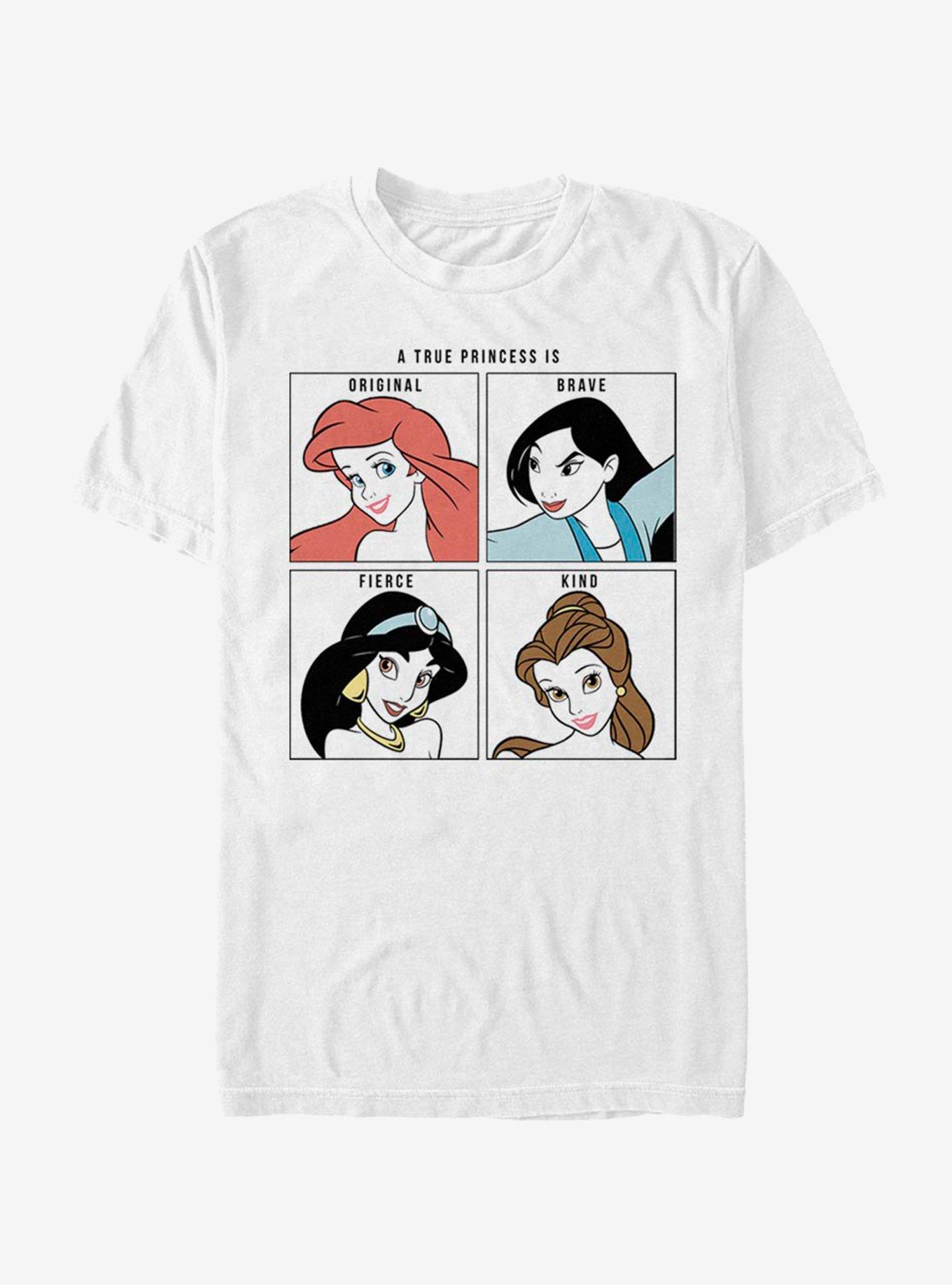 Disney Princesses A True Princess Is T-Shirt - WHITE | BoxLunch