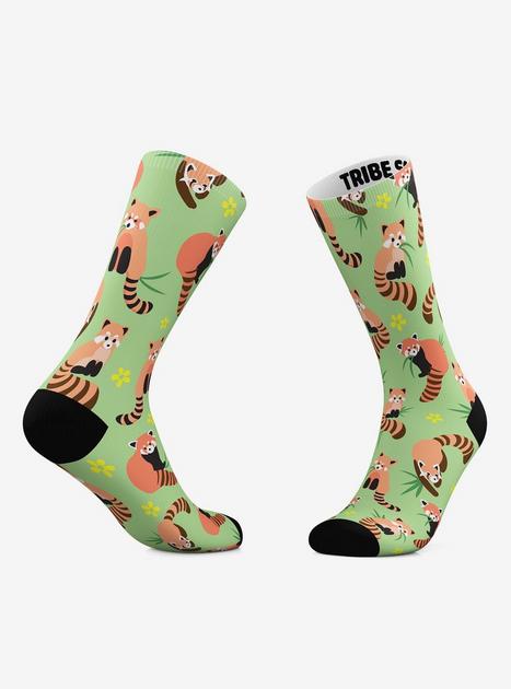 Red Panda And Rhino Crew Socks 2 Pair | BoxLunch