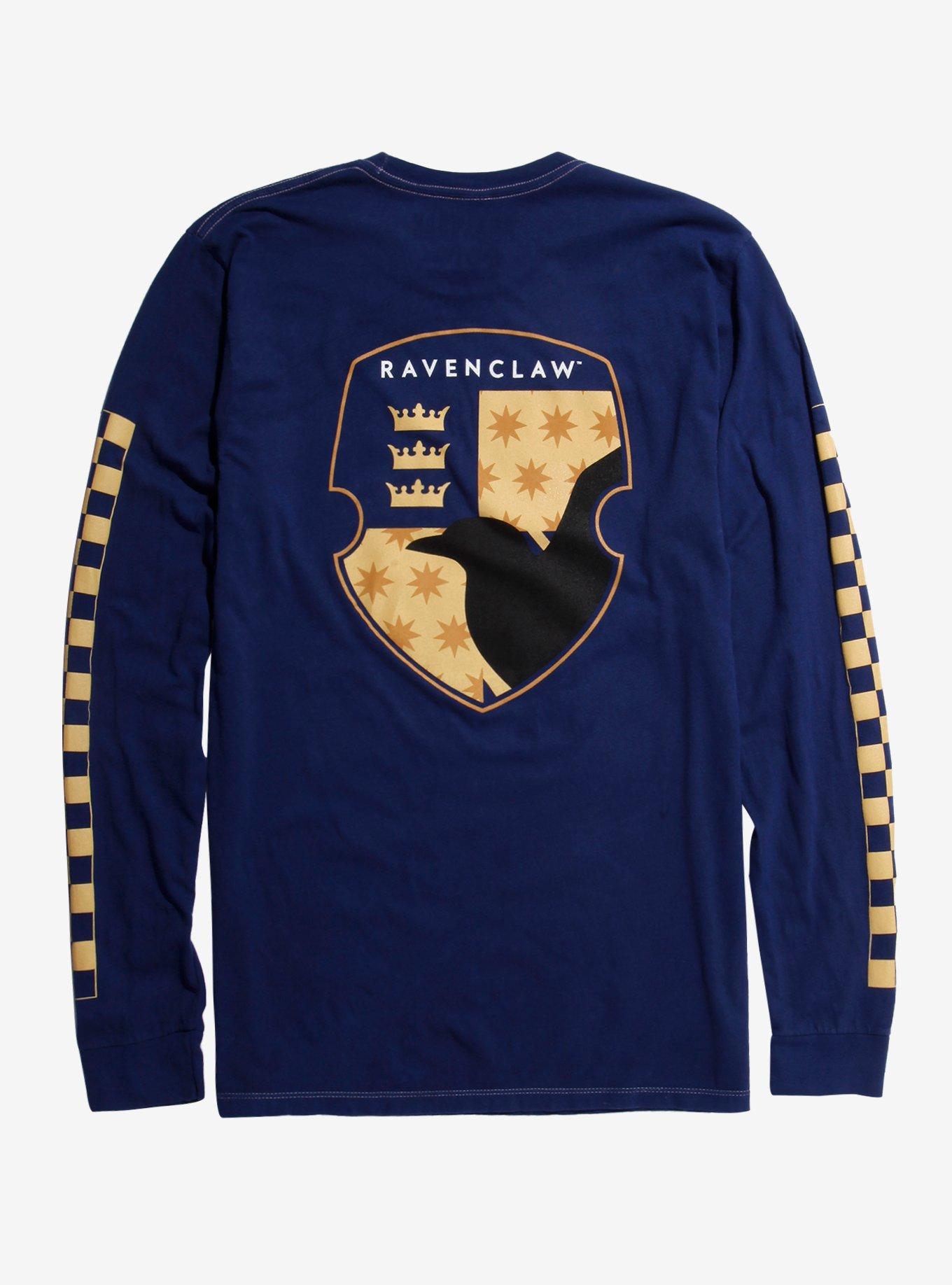 Harry Potter Ravenclaw Checkered Long Sleeve Women's T-Shirt - BoxLunch ...