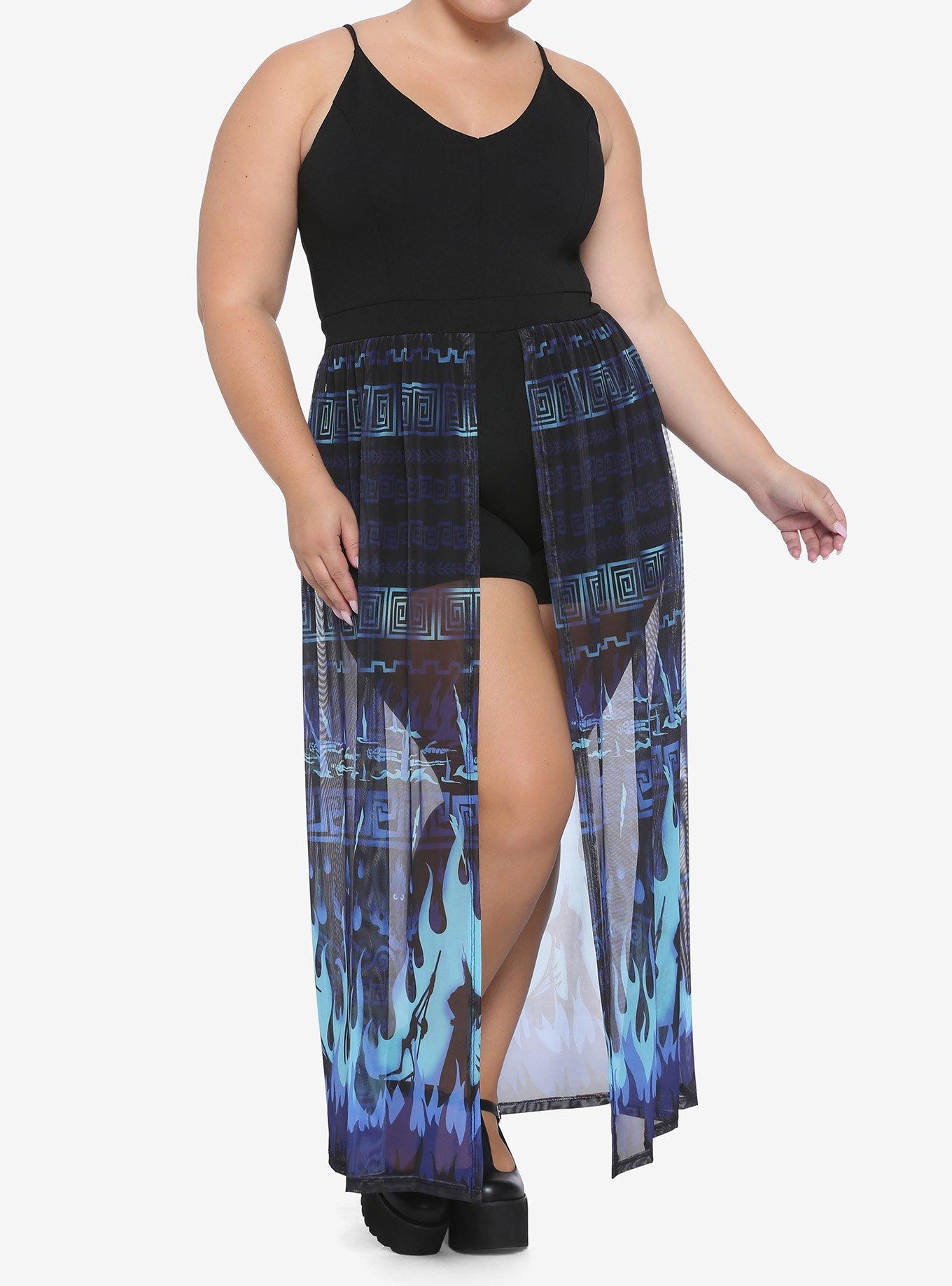 Disney Hercules Hades Mesh Duster Romper Plus Size | Hot Topic