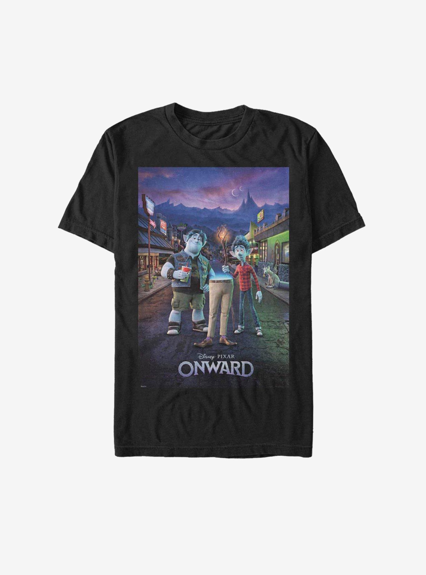 Disney Pixar Onward Dad Poster T Shirt Black Boxlunch