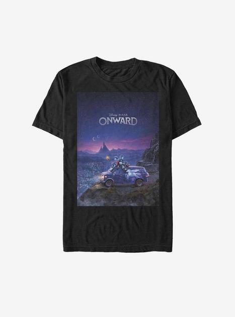 Disney Pixar Onward Poster T-Shirt - BLACK | BoxLunch