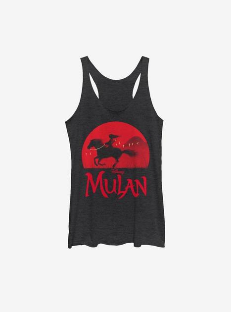 Disney Mulan Live Action Sunset Ride Womens Tank Top - BLACK | BoxLunch