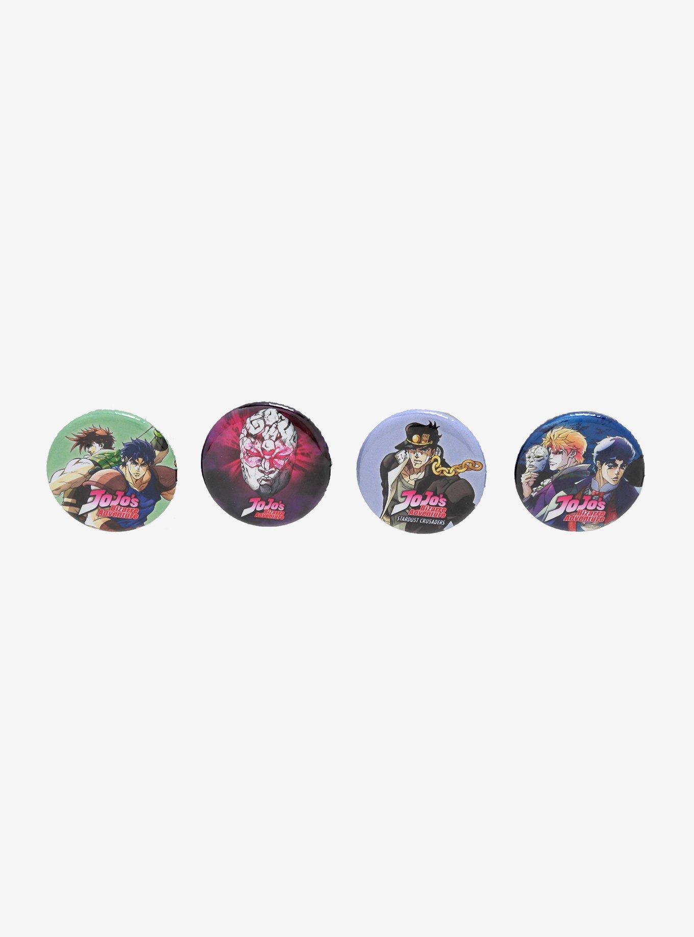 JoJo's Bizarre Adventure Characters Button Set | Hot Topic