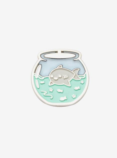 Shark Bowl Enamel Pin | Hot Topic