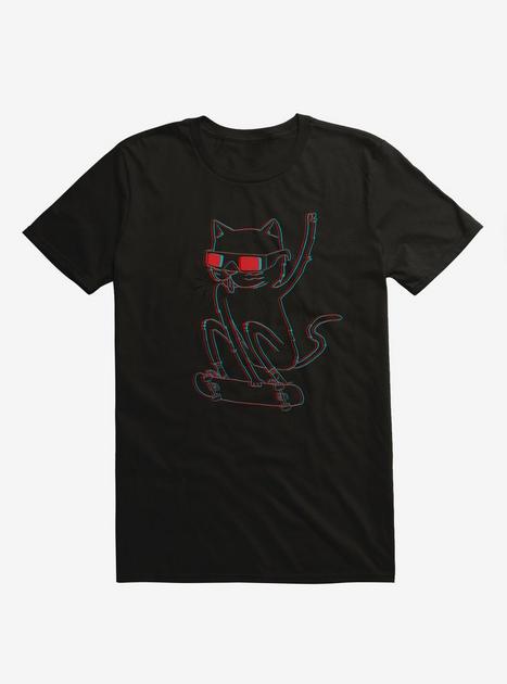 Radicat Skateboarding T-Shirt - BLACK | Hot Topic