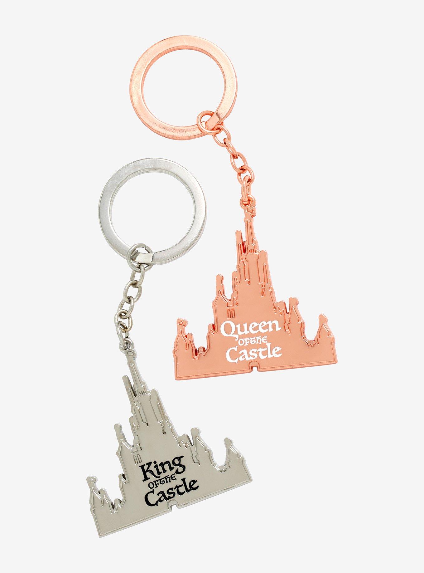 Loungefly Disney Princess King & Queen of the Castle Keychain Set ...
