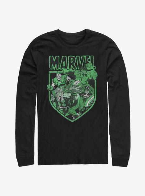 Marvel Avengers Marvel Tonal Long-Sleeve T-Shirt - BLACK | Hot Topic