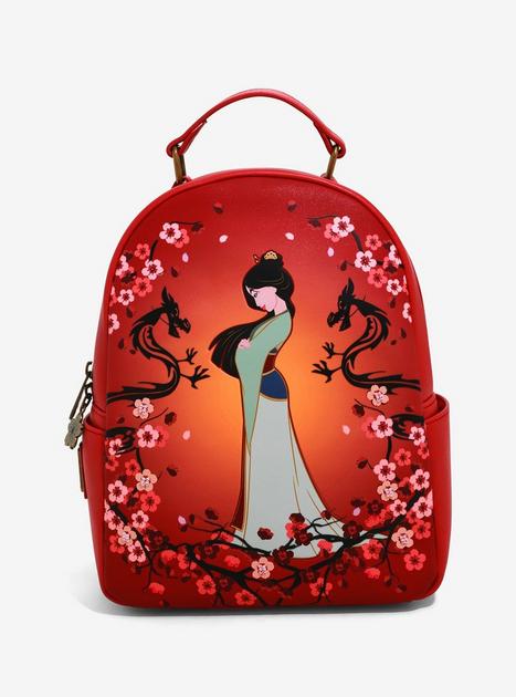 Loungefly Disney Mulan Magnolia Branches Mini Backpack - BoxLunch ...