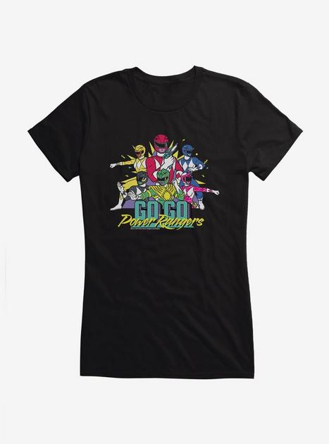 Mighty Morphin Power Rangers Go Go Power Rangers Girls T-Shrt | Hot Topic