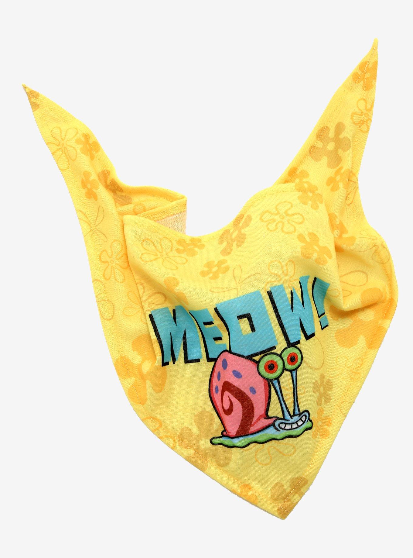 SpongeBob SquarePants Gary the Snail Meow Pet Bandana - BoxLunch ...