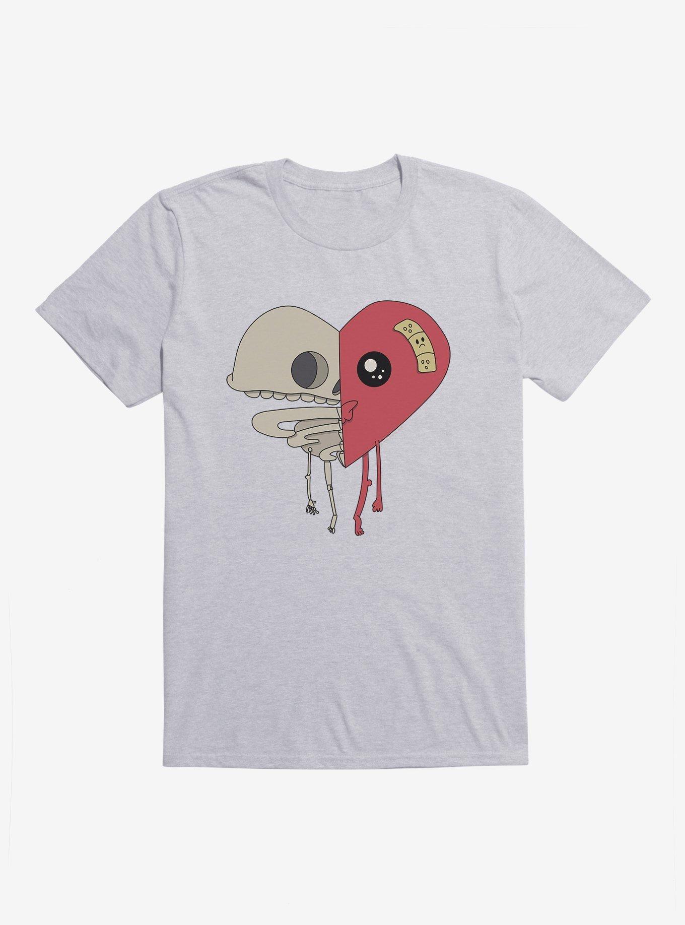 Depressed Monsters Skele-Heart Color T-Shirt By Ryan Brunty | BoxLunch