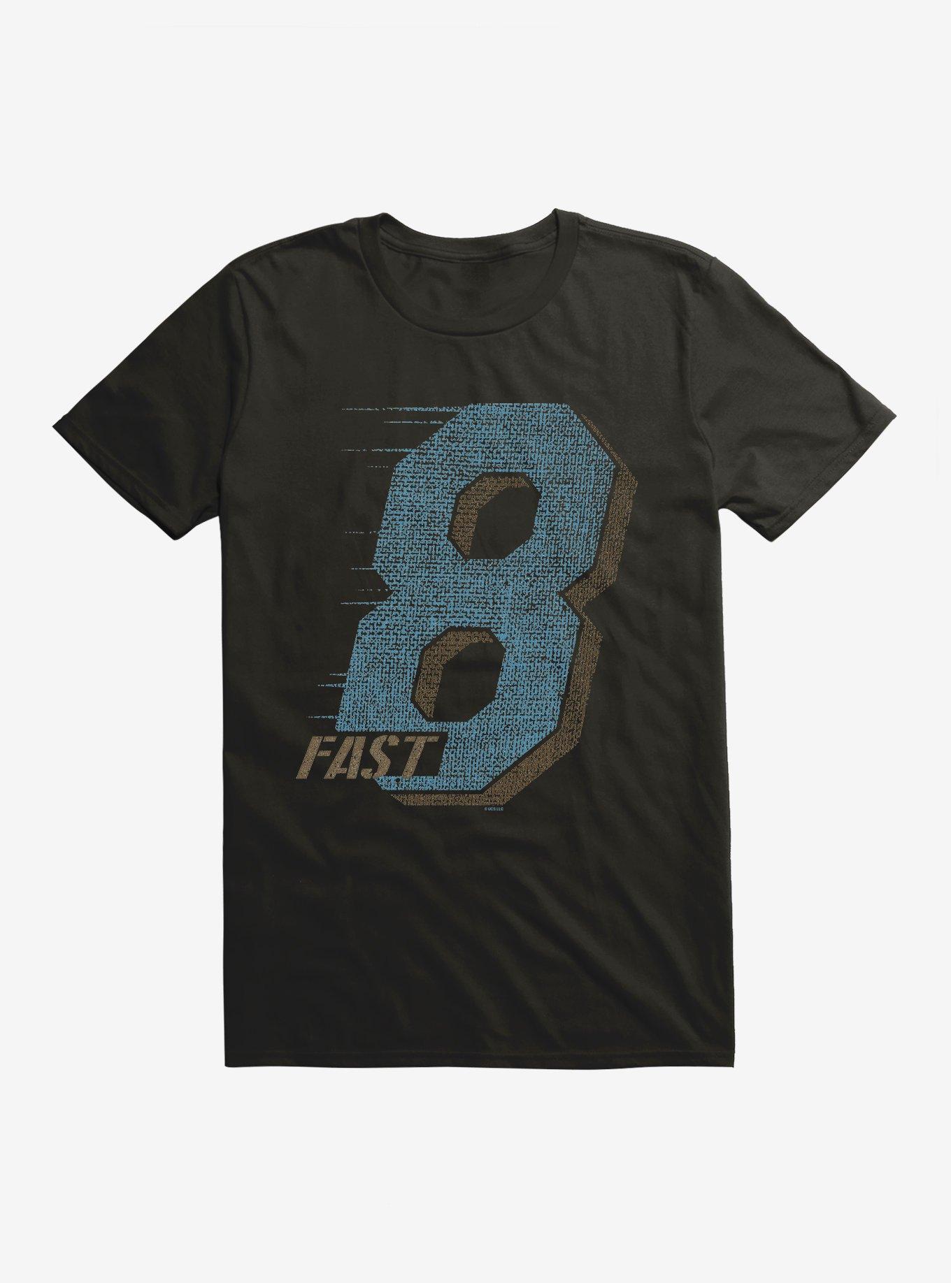 The Fate Of The Furious Fast 8 Stencil Logo T-Shirt | BoxLunch