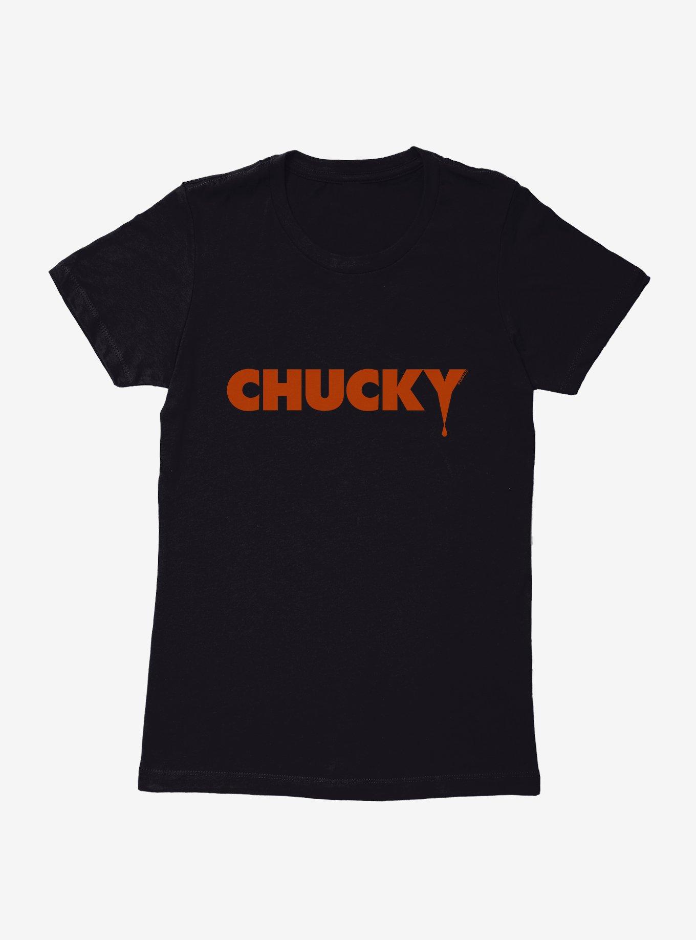 Chucky Classic Red Logo Drip Womens T-Shirt | BoxLunch