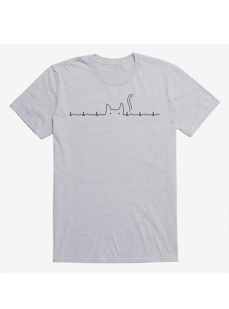 Cat Lover Sport Grey T-Shirt - GREY | Hot Topic