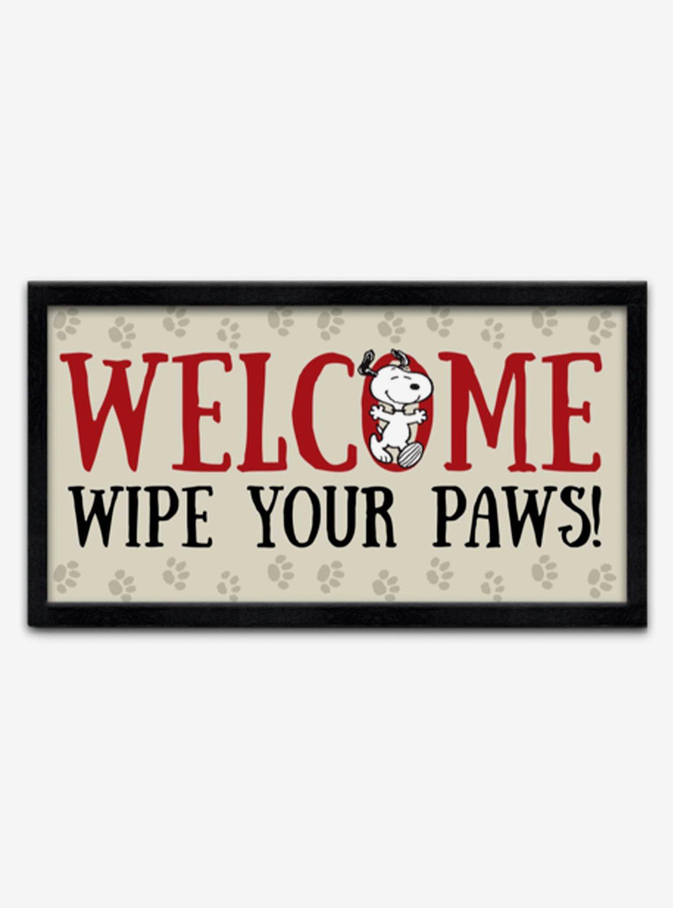 Peanuts Snoopy Welcome Wood Wall Art | Hot Topic