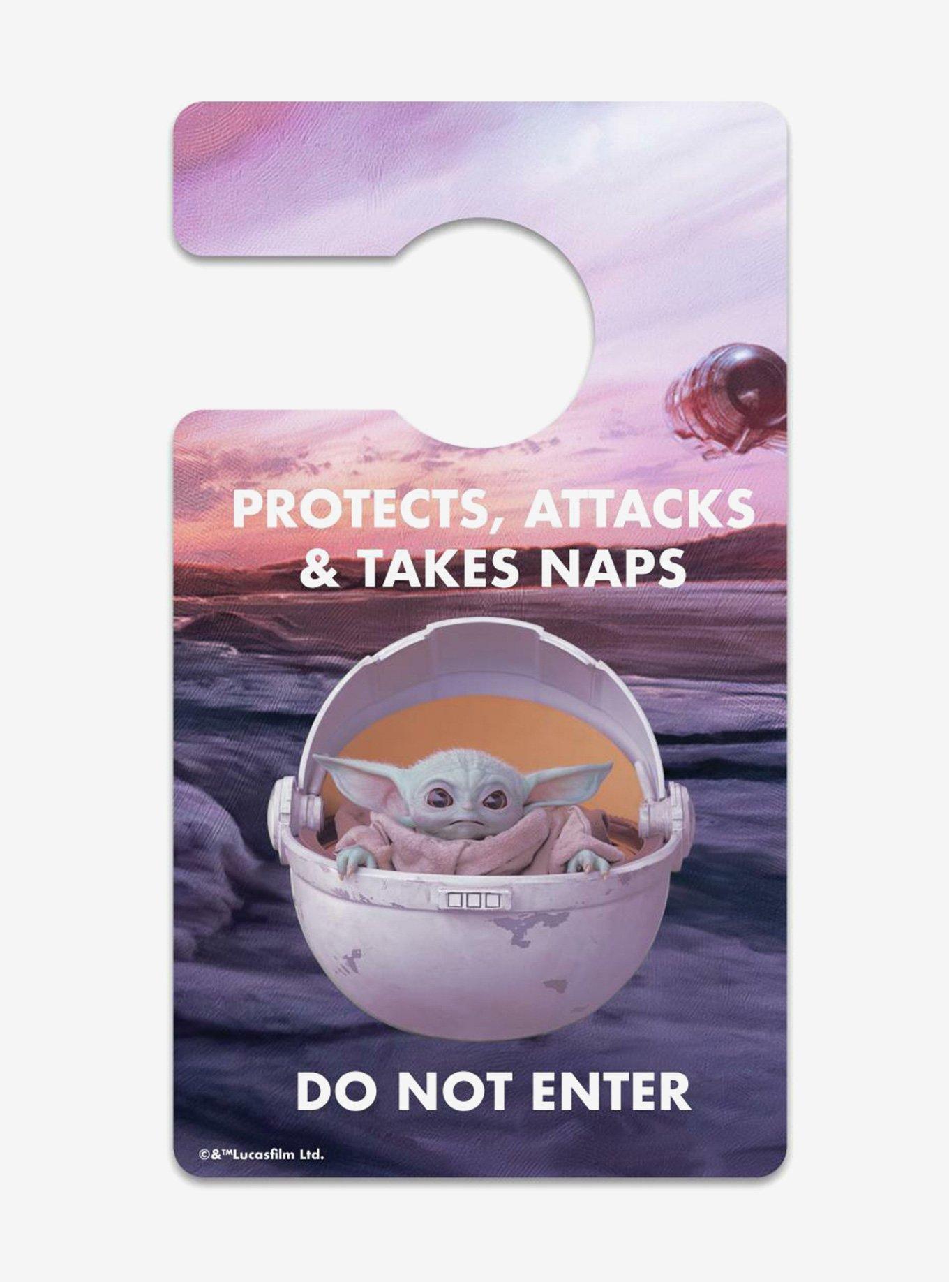 Star Wars The Mandalorian The Child Reversable Door Sign | BoxLunch