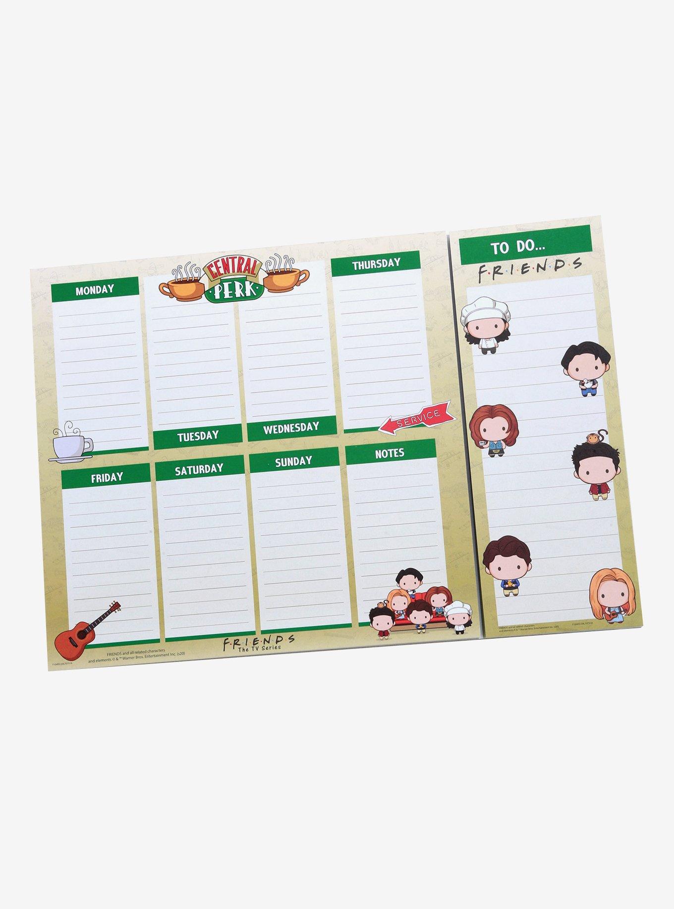Friends Chibi Weekly Desk Planner - BoxLunch Exclusive | BoxLunch