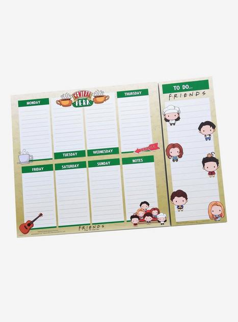 Friends Chibi Weekly Desk Planner - BoxLunch Exclusive | BoxLunch