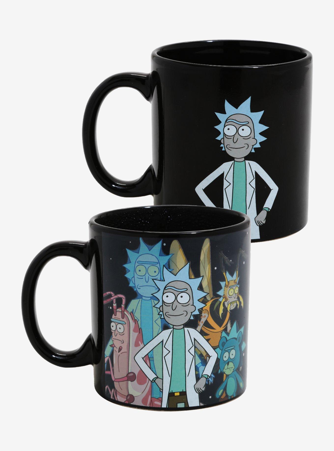 Rick & Morty Rick and Morty Cup Mug Heat Cartoon Cup Gift Drinkware ...