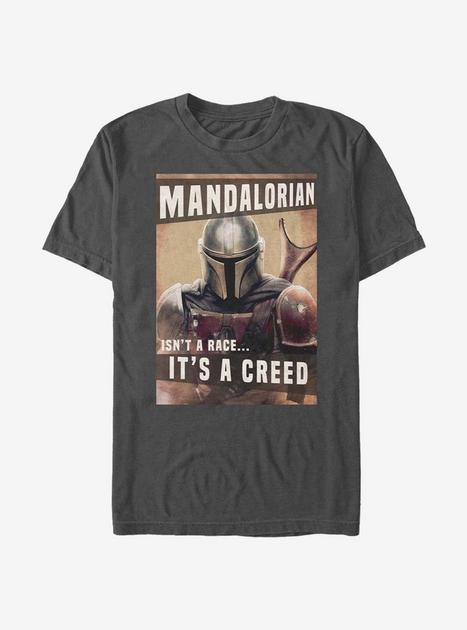 Star Wars The Mandalorian Mandalorian Creed T-Shirt - GREY | Hot Topic