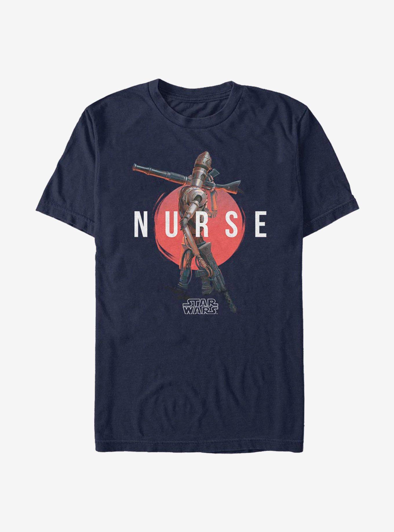 Star Wars The Mandalorian Nanny Droid T-Shirt - BLUE | Hot Topic