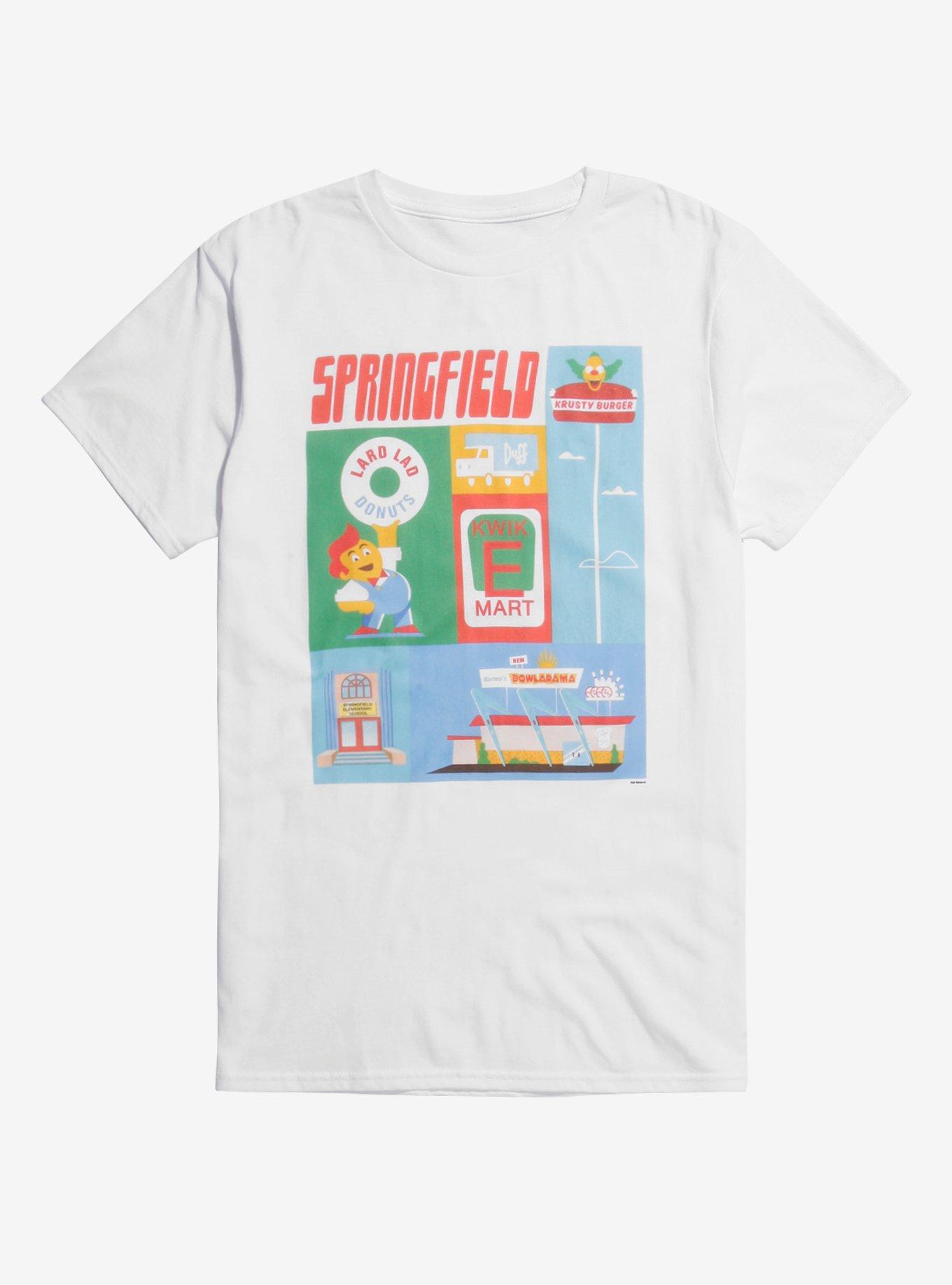 The Simpsons Springfield Icons T-Shirt - BoxLunch Exclusive | BoxLunch