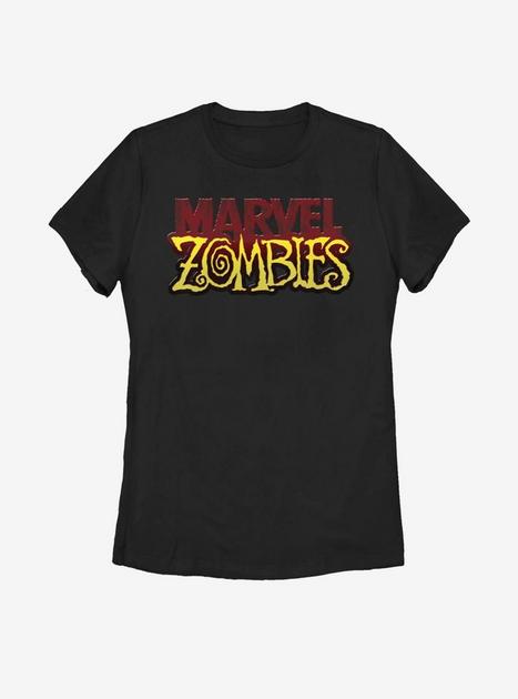 Marvel Zombies Marvel Zombies Logo Womens T-Shirt - BLACK | BoxLunch
