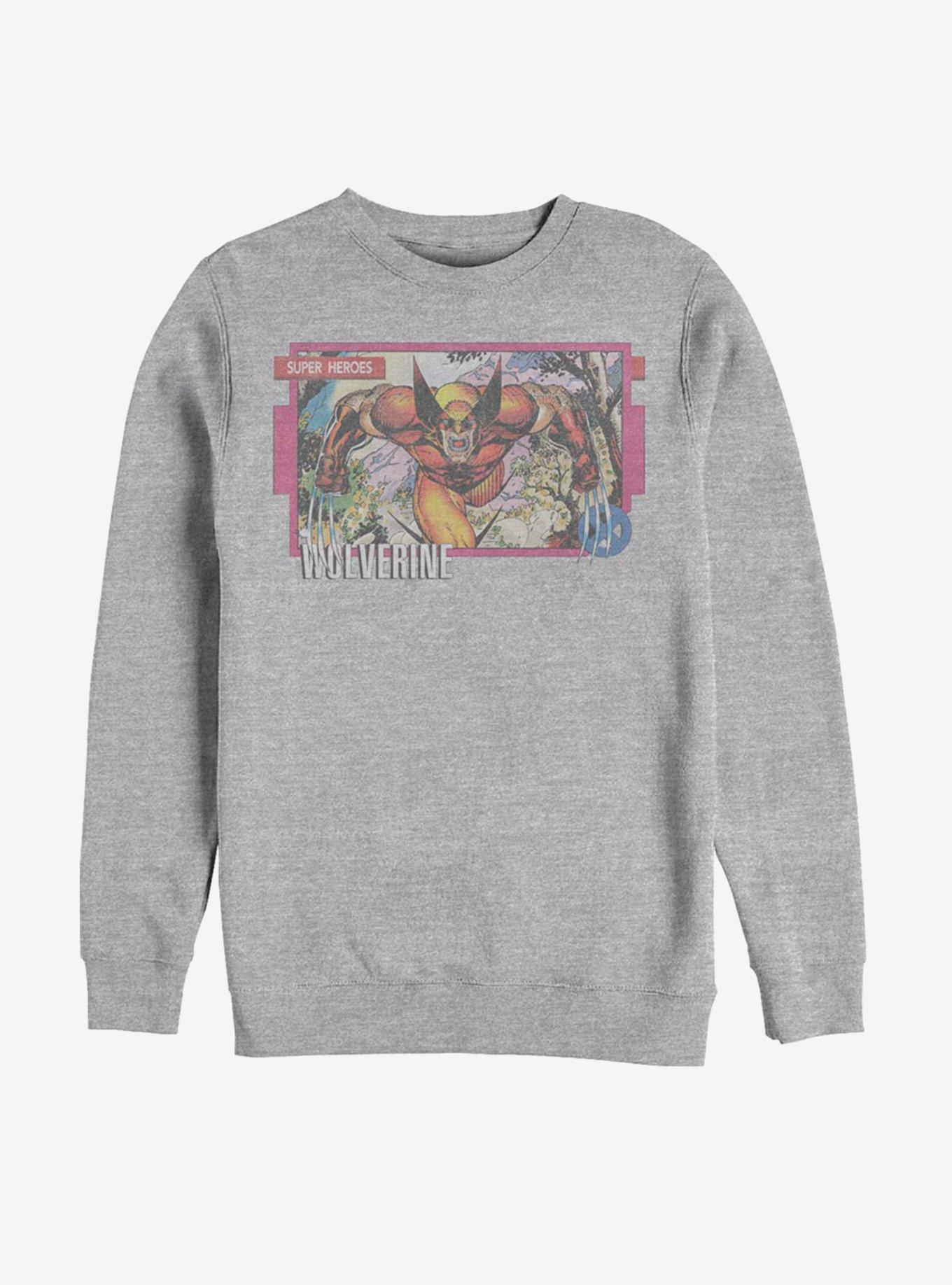 Marvel X-Men Wolverine Attack Sweatshirt - GREY | BoxLunch