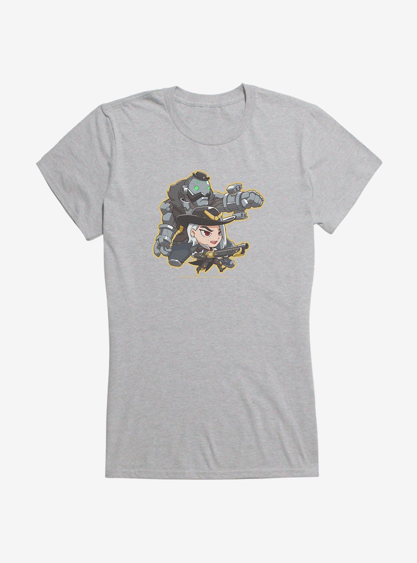 Overwatch Ashe Girls T-Shirt - GREY | Hot Topic