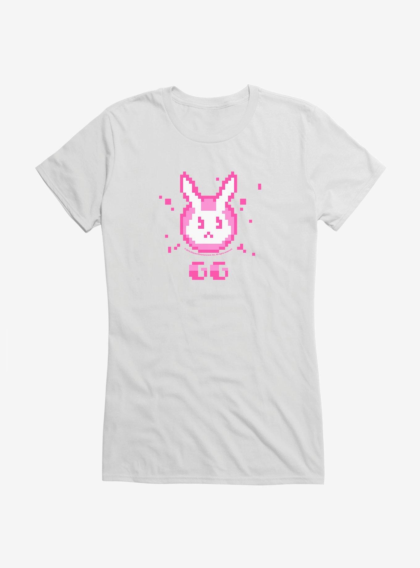 Overwatch D.Va Pixel Bunny Girls T-Shirt - WHITE | Hot Topic