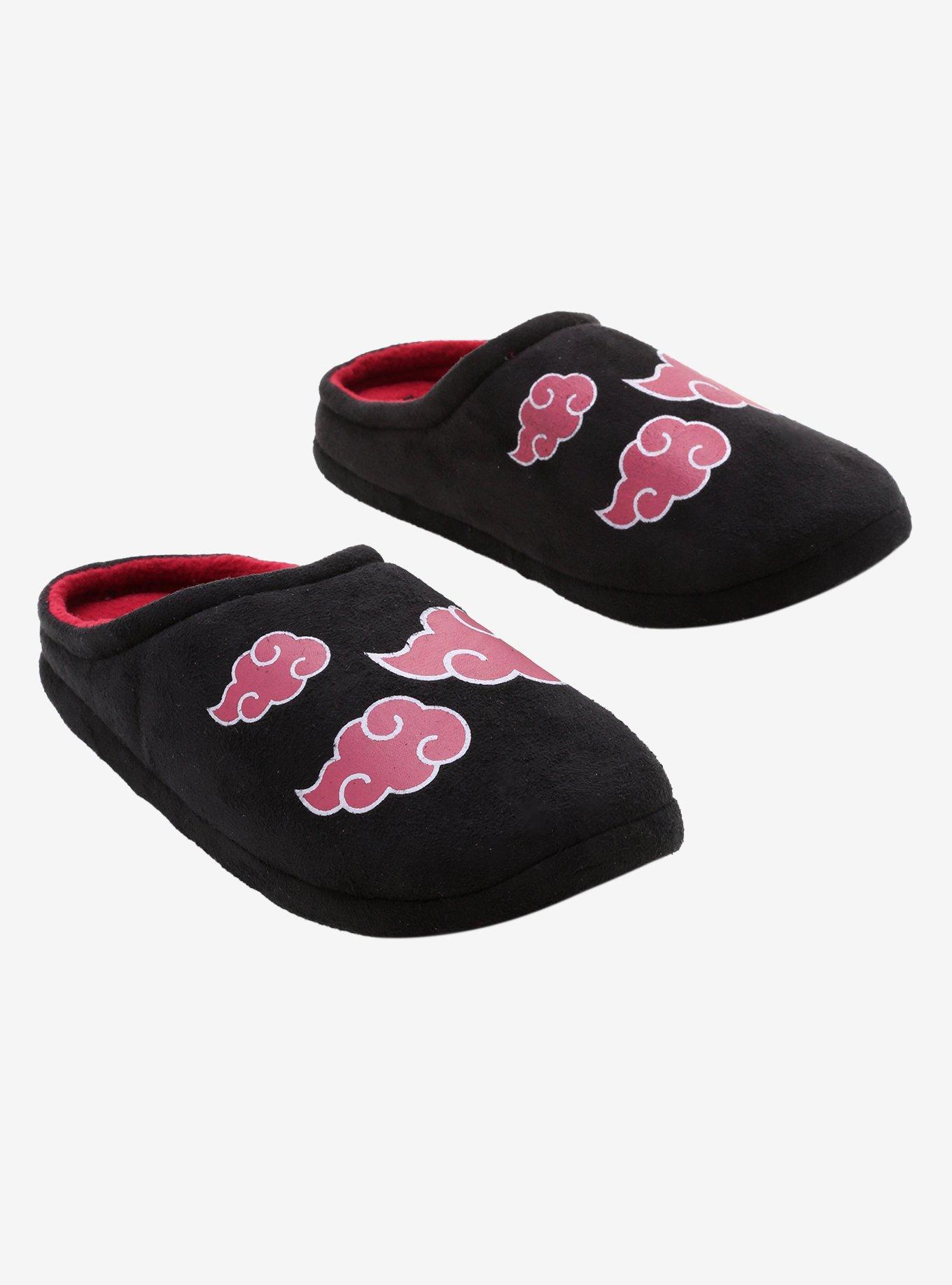 Naruto Shippuden Akatsuki Cloud Slippers | Hot Topic