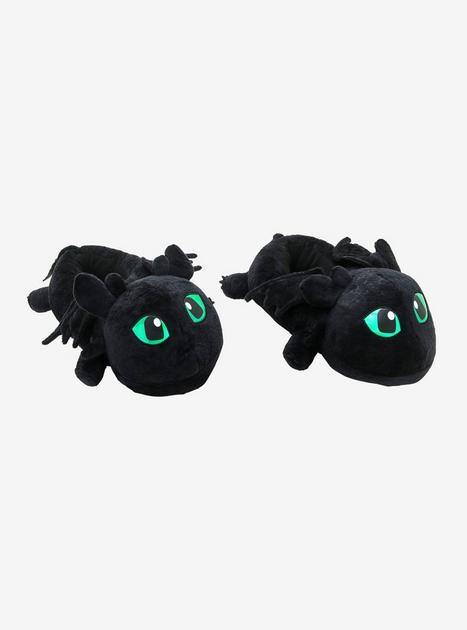 How To Train Your Dragon Toothless Plush Slippers | Hot Topic