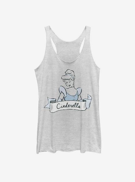 Disney Cinderella Classic Antique Cinderella Girls Tank - WHITE | Hot Topic