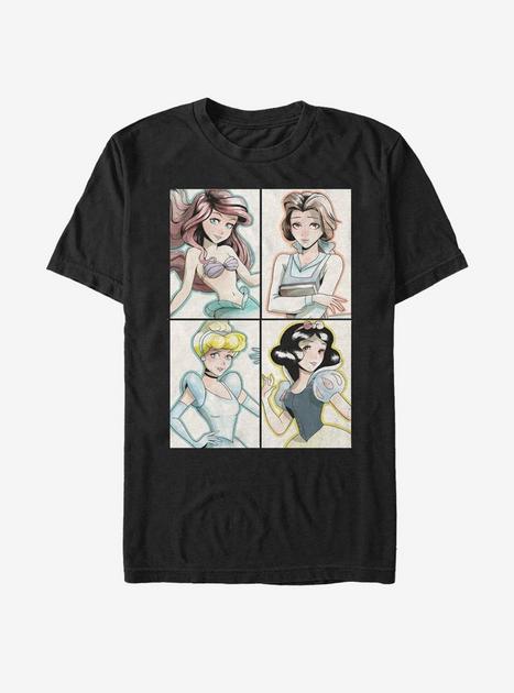 Disney Princess Anime Princess T-Shirt - BLACK | Hot Topic