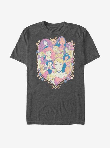 Disney Princess Classic Princess Shield T-Shirt - GREY | Hot Topic