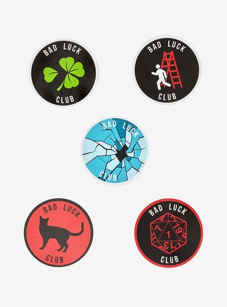 Bad Luck Club Sticker Set | Hot Topic
