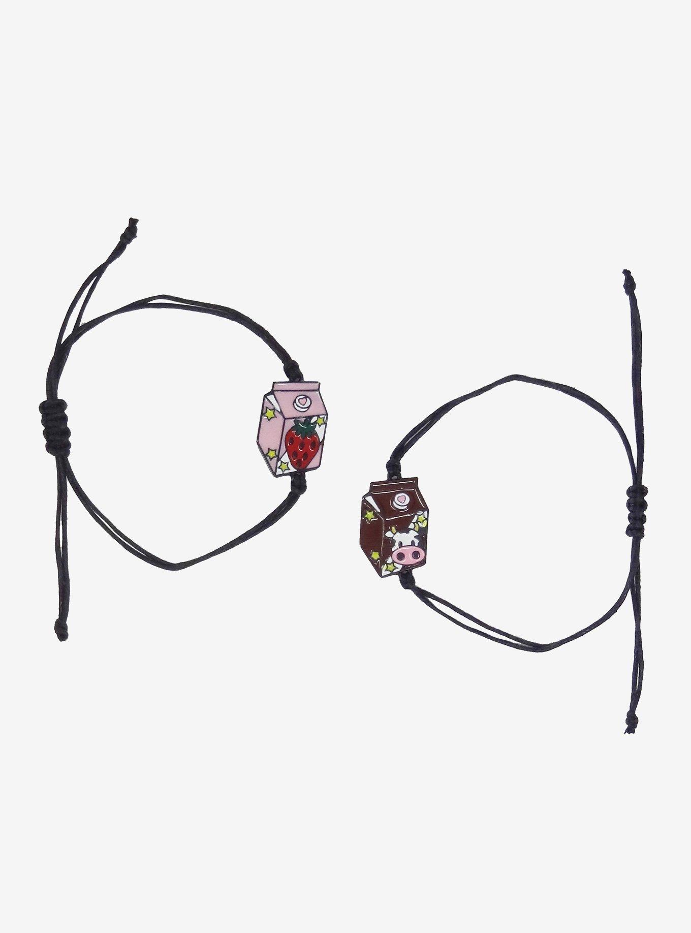 Strawberry & Chocolate Milk Best Friend Bracelet Set | Hot Topic