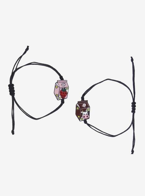 Strawberry & Chocolate Milk Best Friend Bracelet Set | Hot Topic