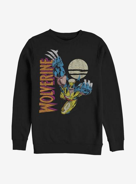 Marvel Wolverine Night Sweatshirt - BLACK | Hot Topic
