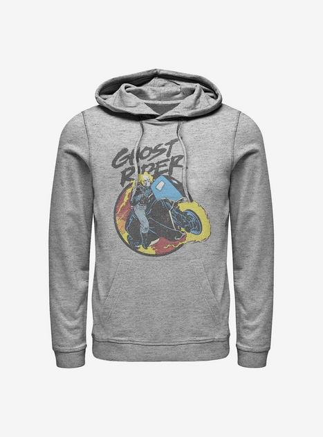 Marvel Ghost Rider Ghost Rider 90's Hoodie - GREY | Hot Topic