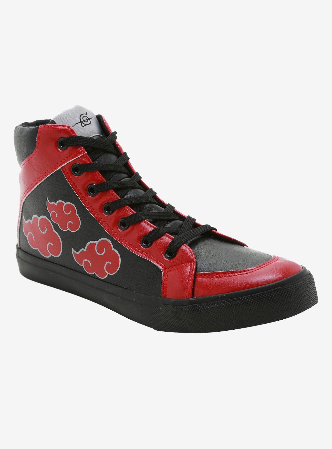Naruto Shippuden Akatsuki Hi-Top Sneakers