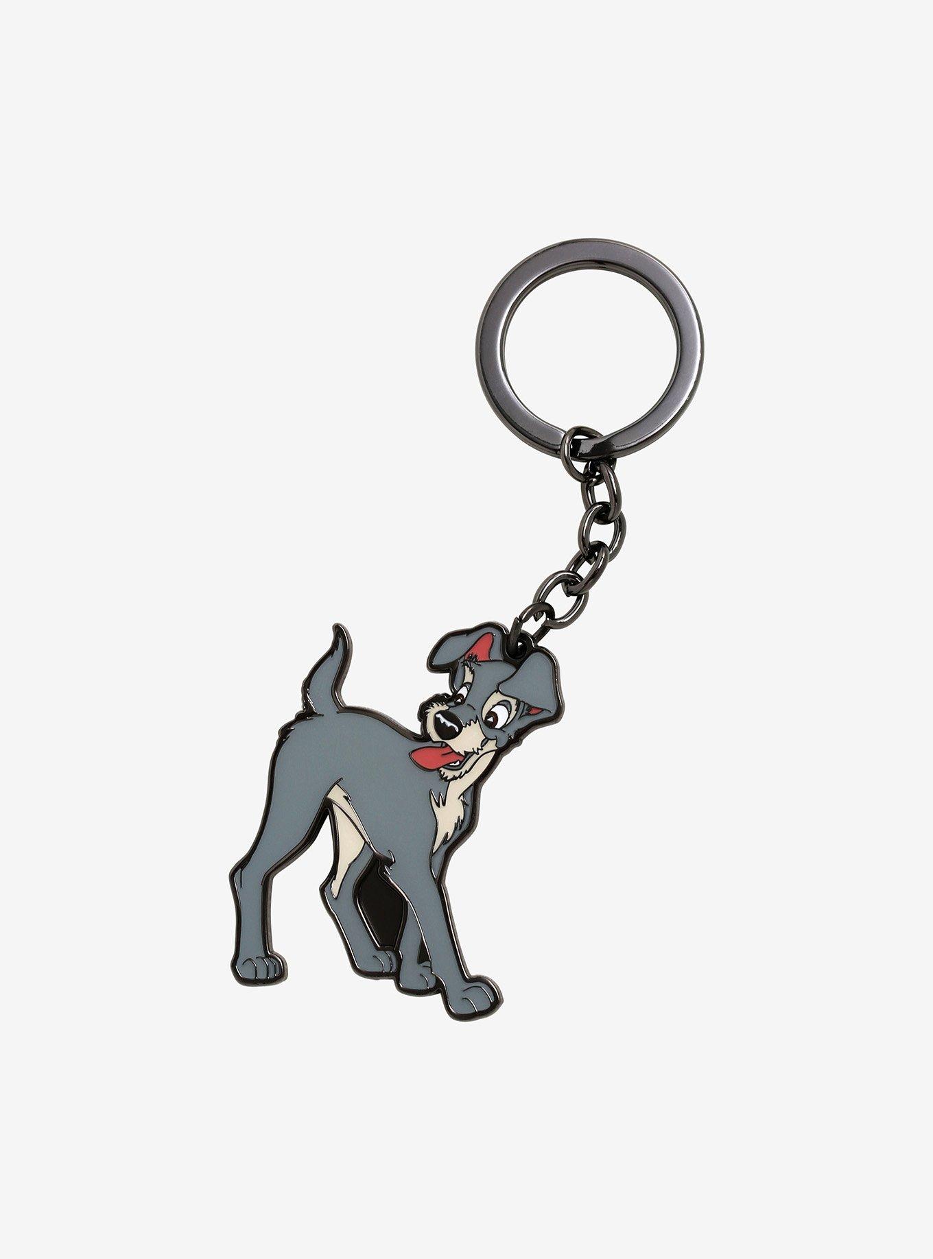 Loungefly Disney Lady And The Tramp Smile Tramp Key Chain | Hot Topic