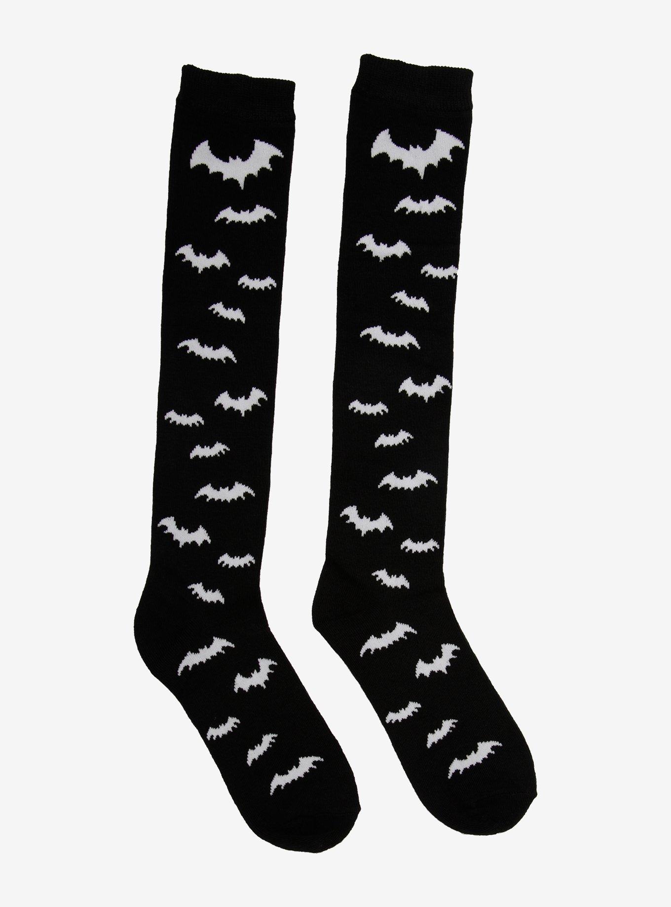 Bat Knee-High Socks | Hot Topic